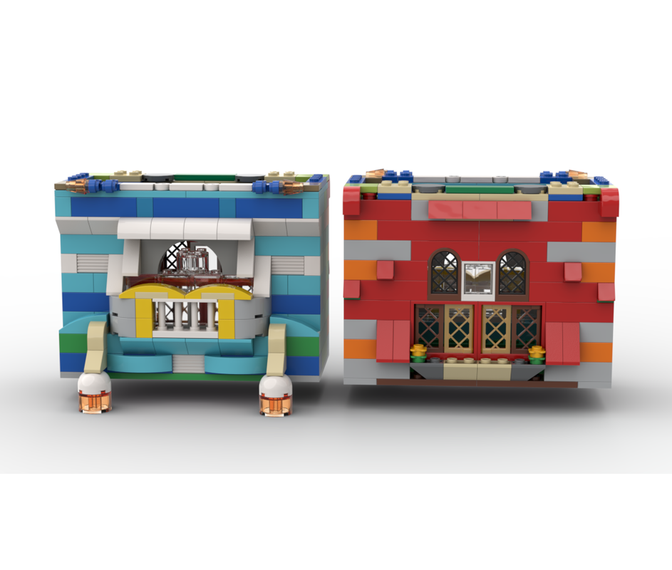 LEGO MOC 10698 Modular house by Lenarex | Rebrickable - Build with LEGO