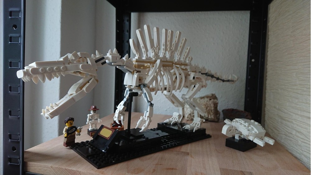 LEGO MOC Spinosaurus Skeleton + Sea Turtle - Alternative Build for ...
