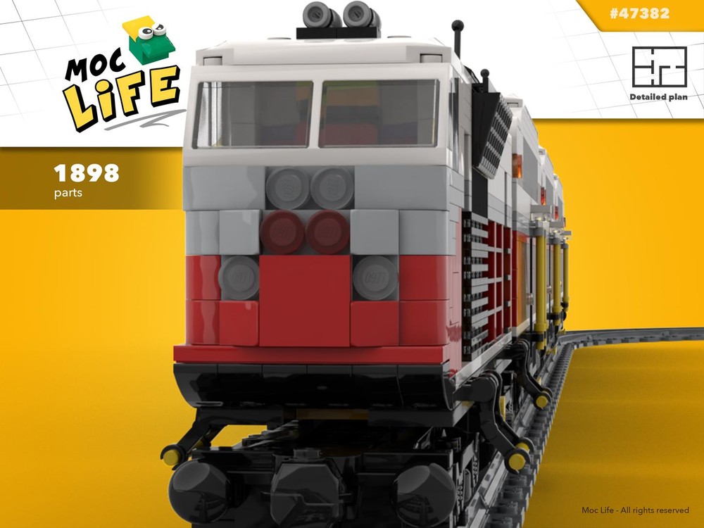 Lego Moc Train Transit By Moclife Rebrickable Build With Lego
