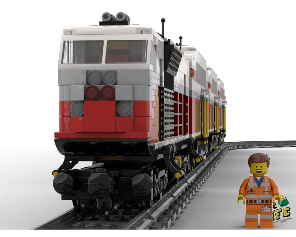 LEGO MOC Train transit by MocLife | Rebrickable - Build with LEGO