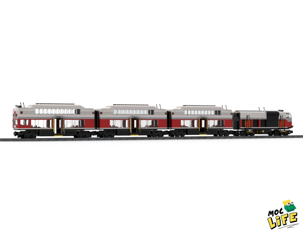 LEGO MOC Train transit by MocLife | Rebrickable - Build with LEGO