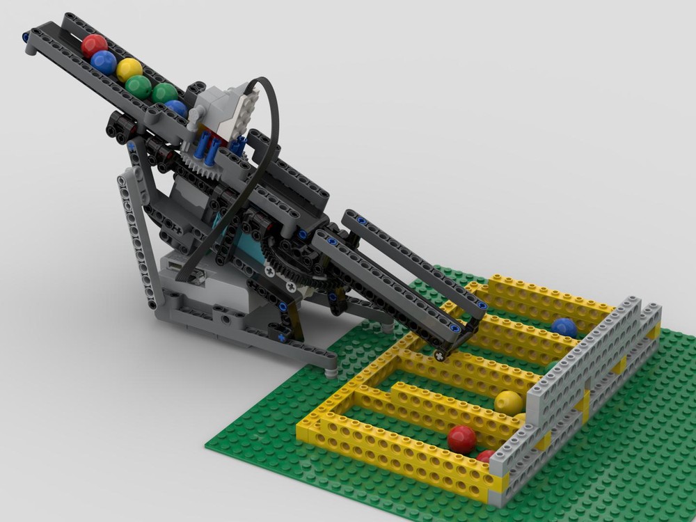 Lego Moc Pybricks Color Sorter By Philoo Rebrickable Build With Lego
