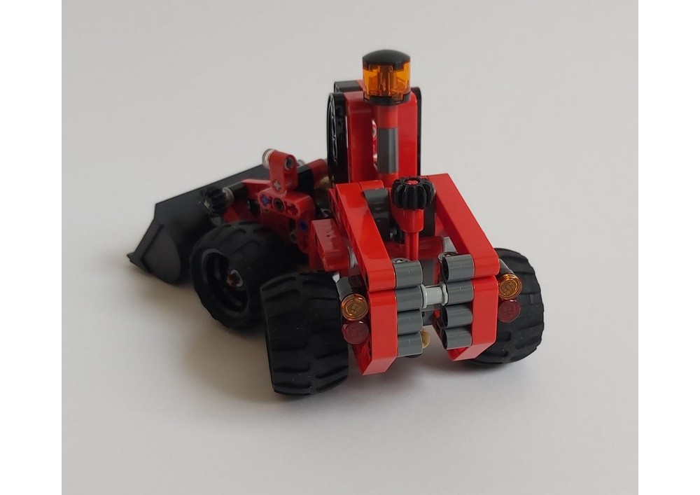 LEGO MOC Red Mini Wheel loader by l1anchu | Rebrickable - Build with LEGO