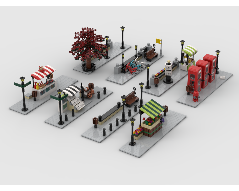 LEGO MOC Modular Corner Pack #1+#2 - Turn every modular model into a ...