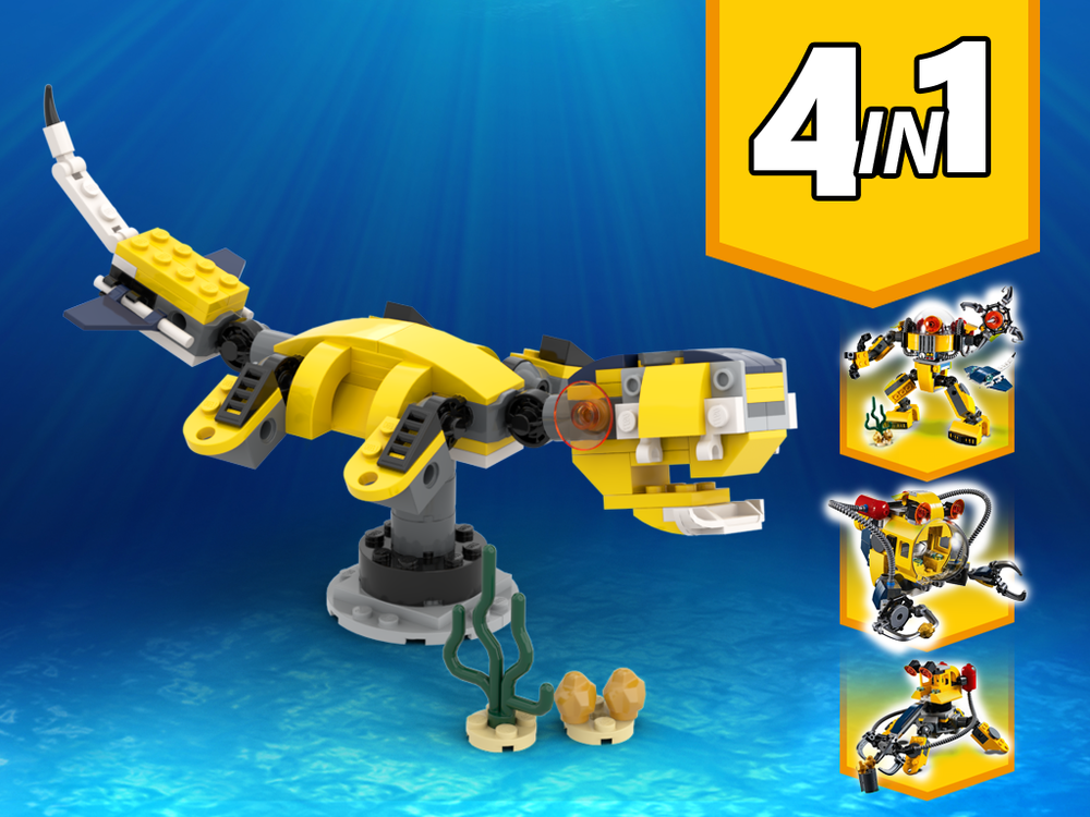 LEGO MOC 31090 Sea Monster Alternative Build by BuildMaster ...