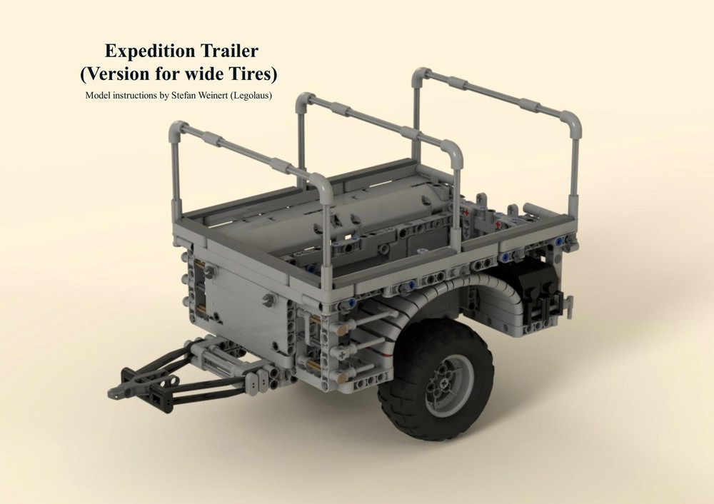 LEGO MOC Expedition Trailer (Version for wide Tires) by legolaus ...