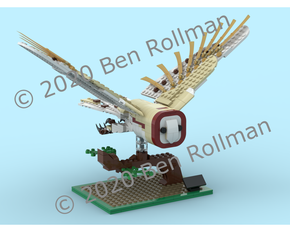 LEGO MOC Barn Owl by bensbrickdesigns | Rebrickable - Build with LEGO