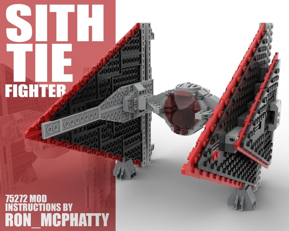 LEGO MOC-47512 Sith TIE Fighter set 75272 MOD by ron_mcphatty ...