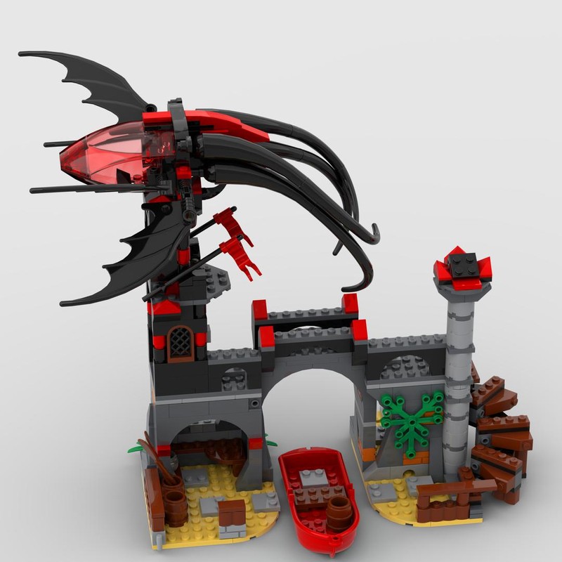LEGO MOC Castle of the Octo Dragon by Samu | Rebrickable - Build with LEGO