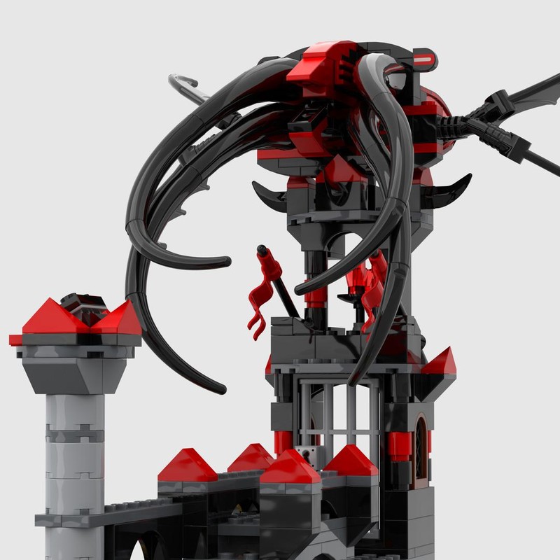 LEGO MOC Castle of the Octo Dragon by Samu | Rebrickable - Build with LEGO
