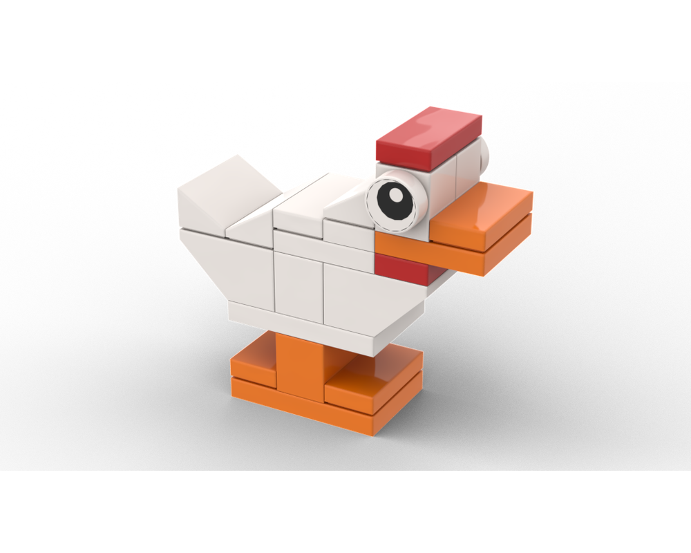 LEGO MOC Chicken by 2in1 | Rebrickable - Build with LEGO