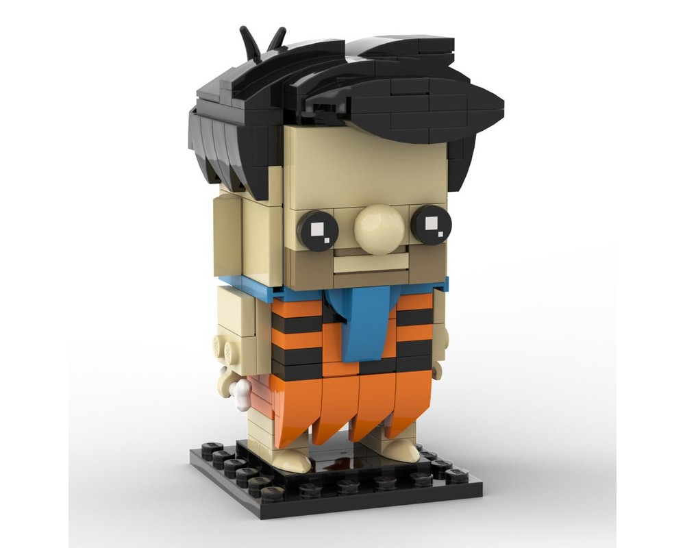 LEGO MOC Fred Flintstone by custominstructions | Rebrickable - Build ...