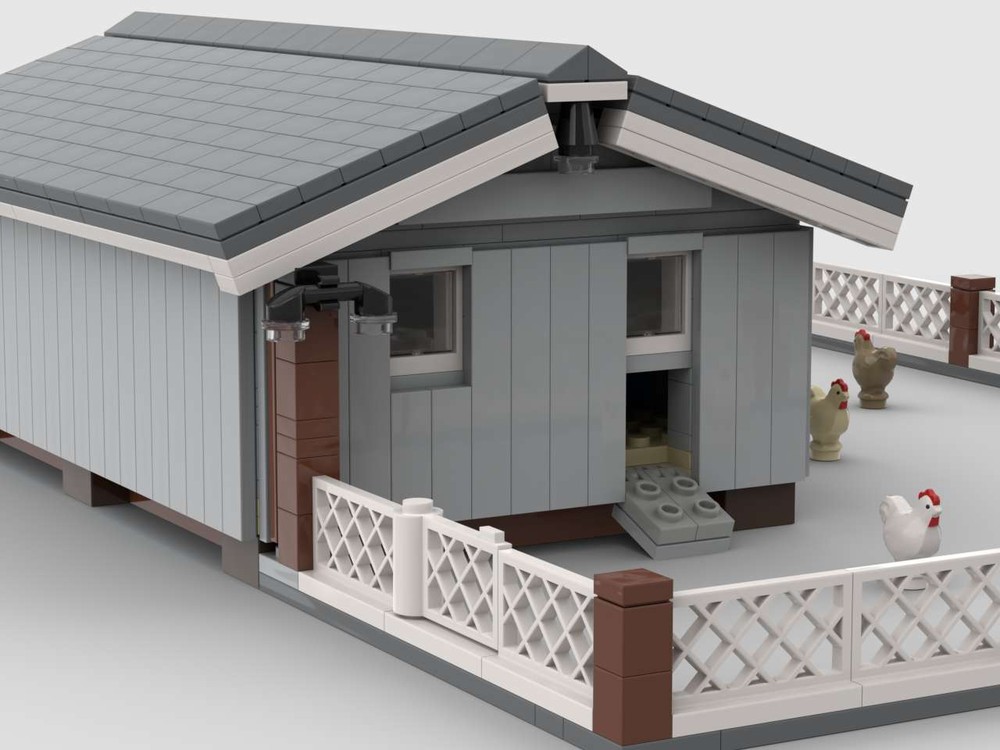 LEGO MOC Chicken Coop by acj76 | Rebrickable - Build with LEGO