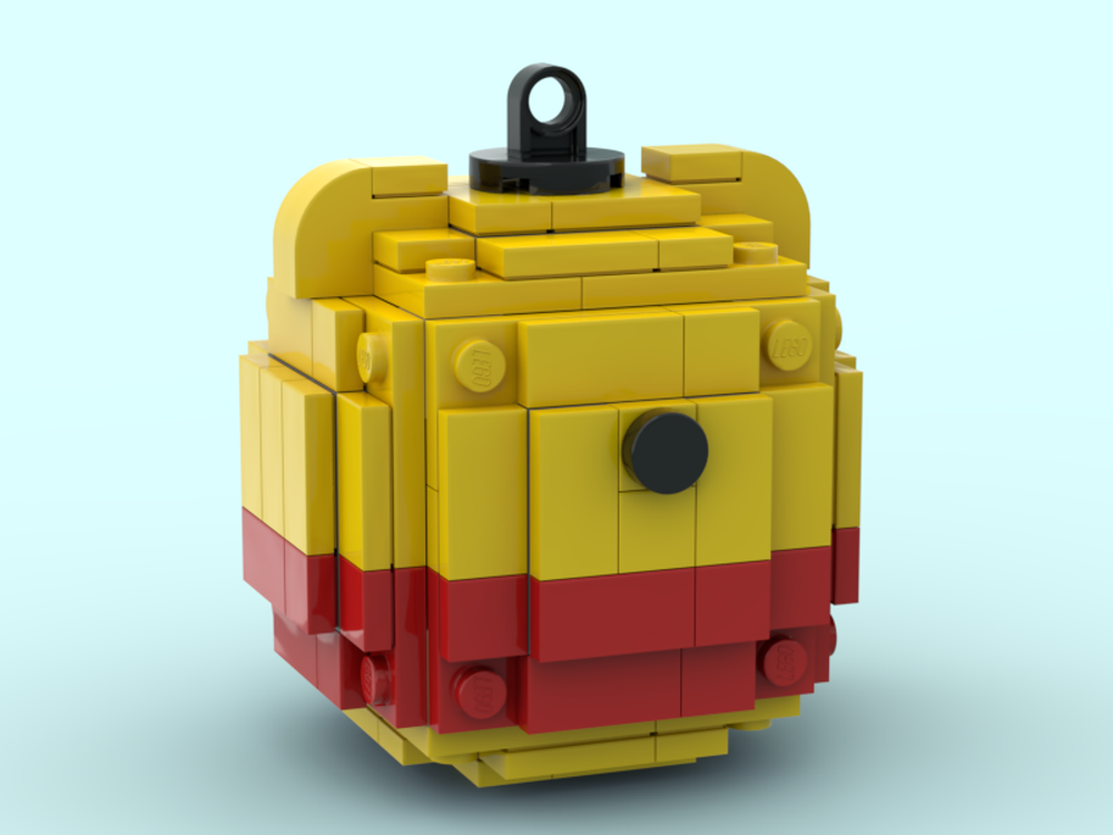 Lego Moc Pooh Ornament By T Brix Rebrickable Build With Lego