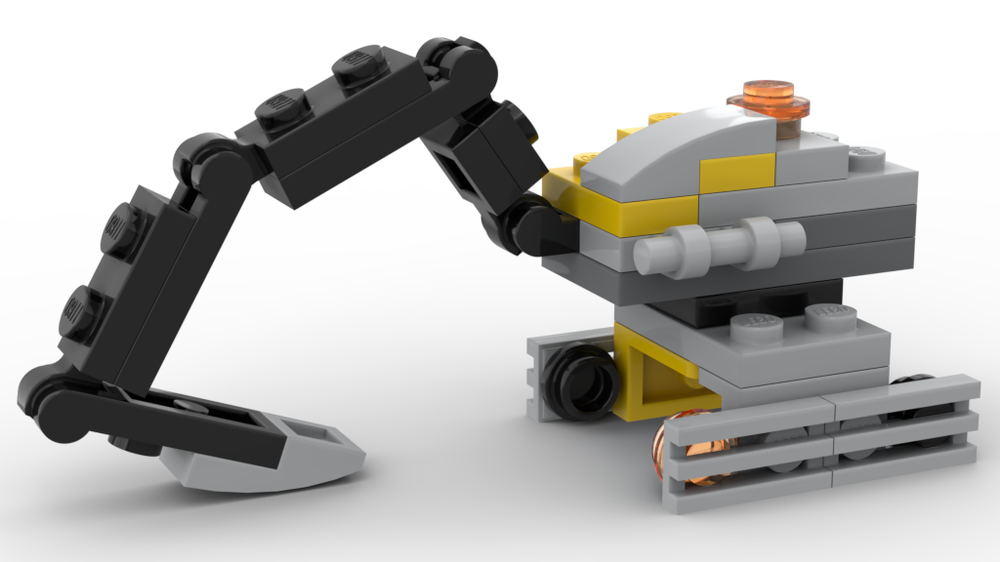 LEGO MOC 31014 Excavator by Dujk | Rebrickable - Build with LEGO