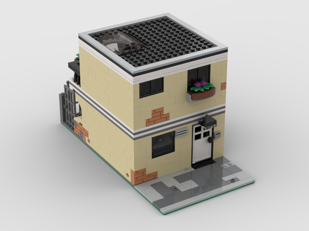 LEGO MOC MyFirst Modular House by Flinki82 | Rebrickable - Build with LEGO
