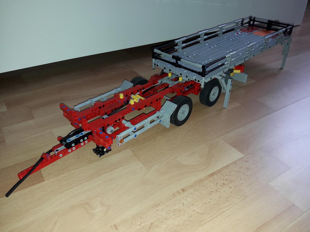LEGO MOC Trailer with swap container by jonimtb | Rebrickable - Build ...