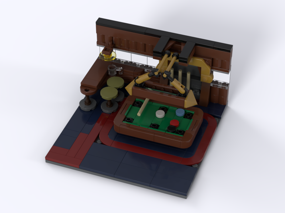LEGO MOC Billiard Room by LegoOri | Rebrickable - Build with LEGO
