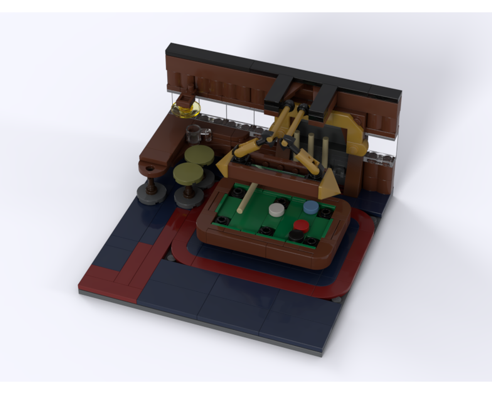 LEGO MOC Billiard Room by LegoOri | Rebrickable - Build with LEGO