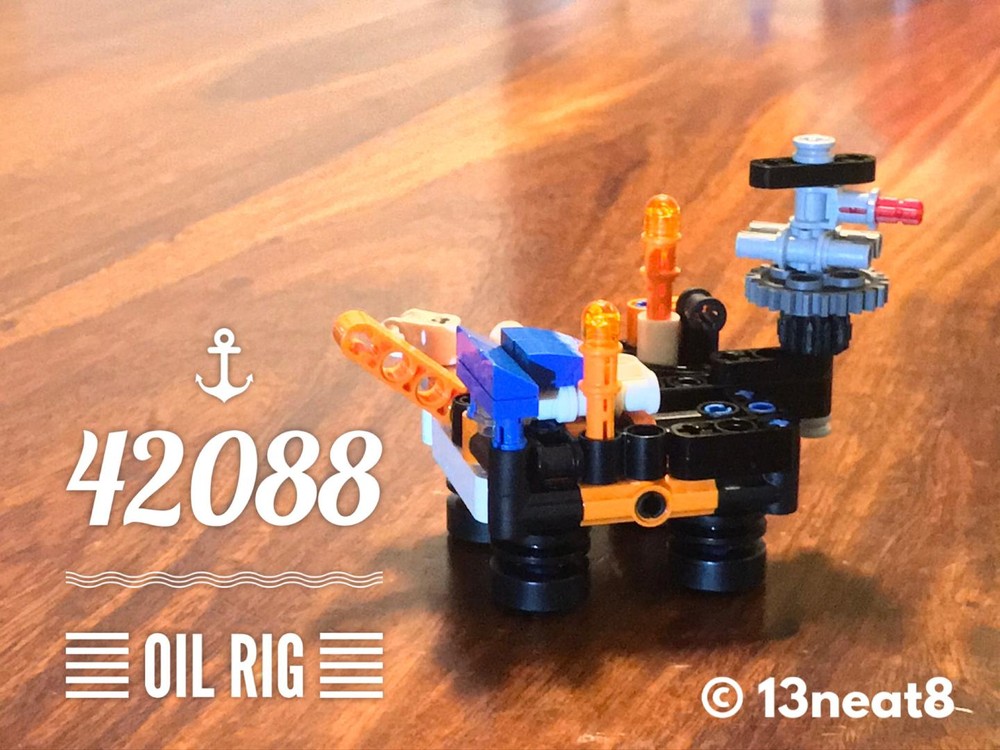 LEGO MOC 42088 Oil Rig by 13neat8 | Rebrickable - Build with LEGO