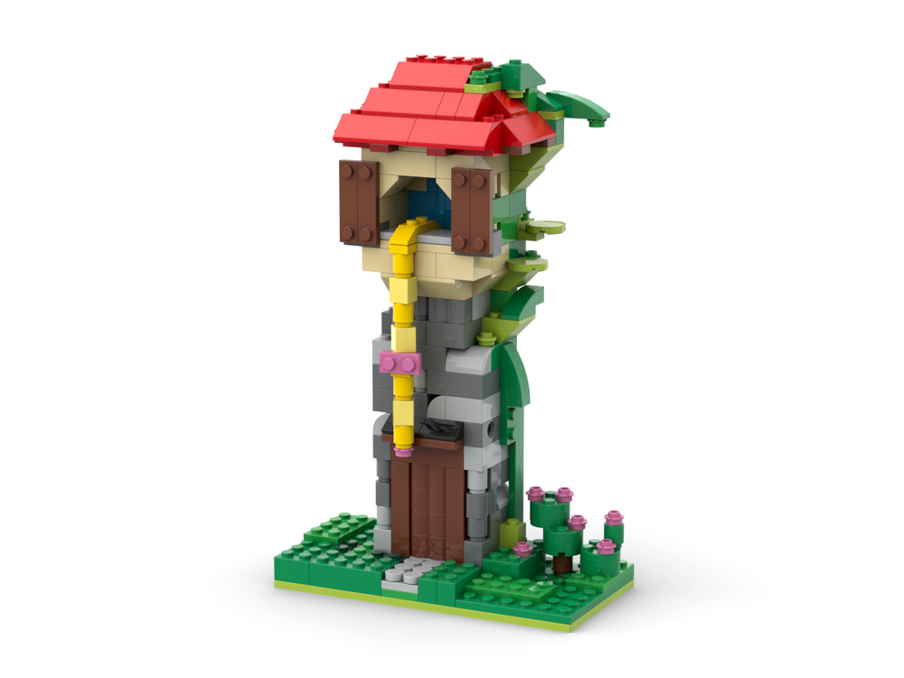 LEGO MOC Rapunzel's Tower by BrickBrush | Rebrickable - Build with LEGO