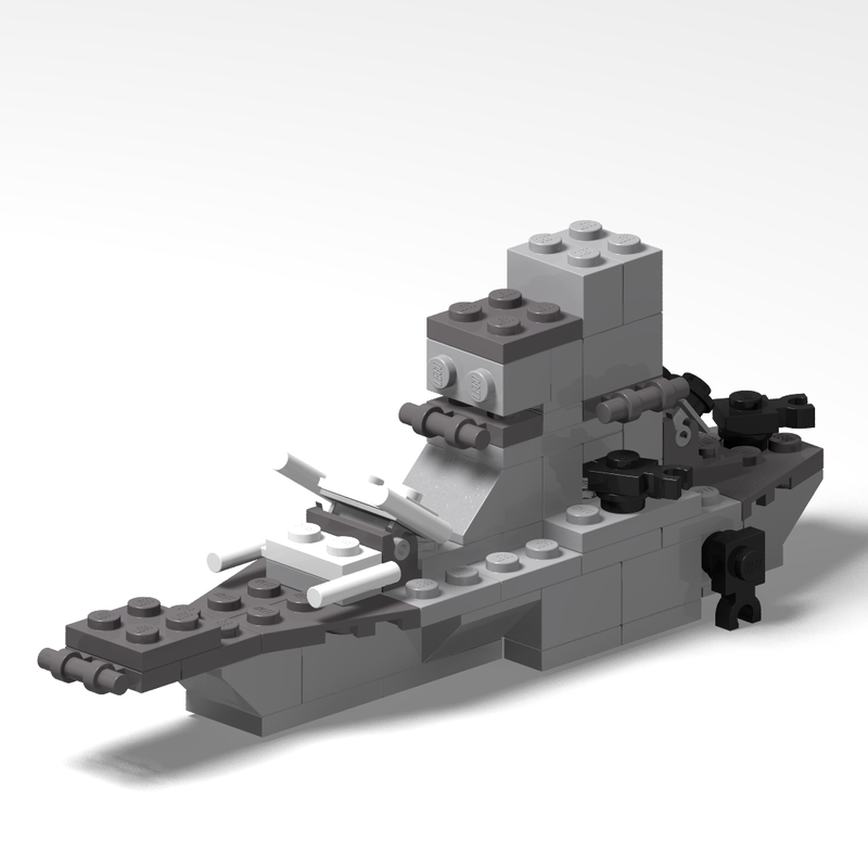 Lego Moc Battleship V2 By Legobuilder98 Rebrickable Build With Lego