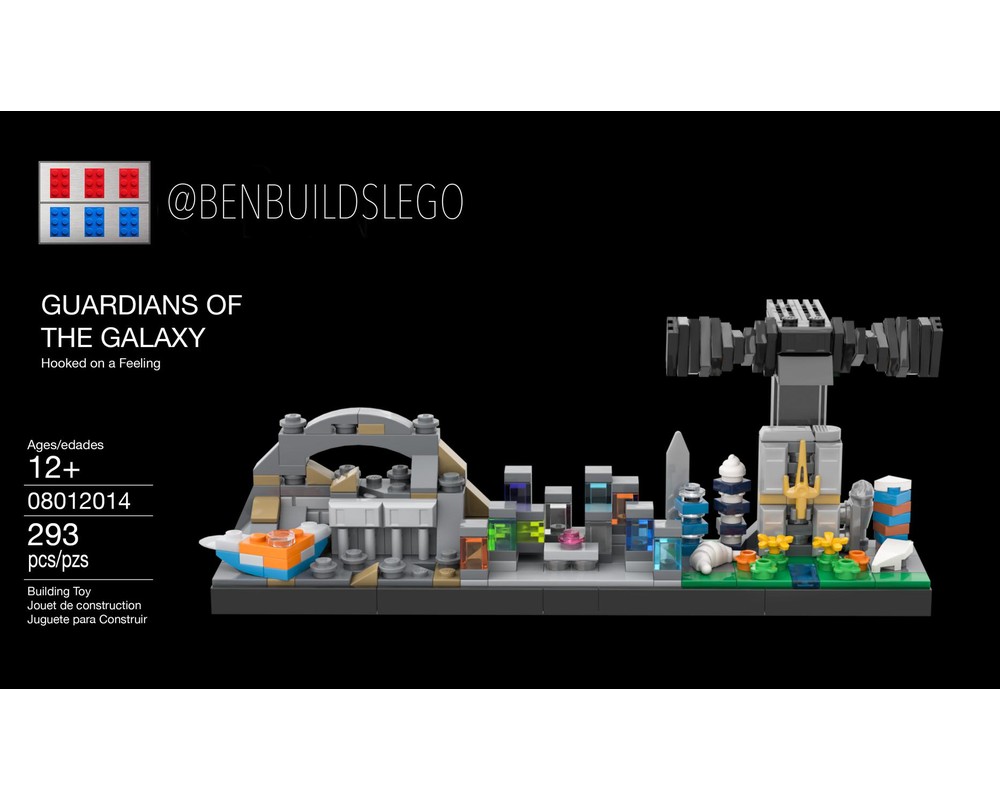 LEGO MOC Guardians of the Galaxy skyline by benbuildslego | Rebrickable ...