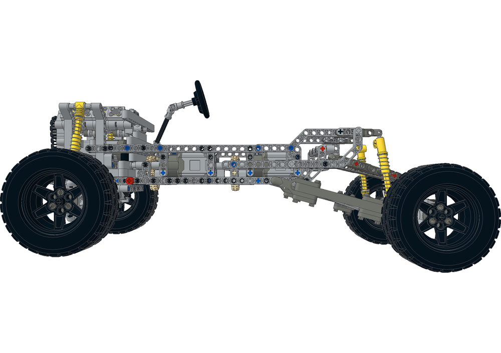 LEGO MOC 4x4 Chassis by zux | Rebrickable - Build with LEGO