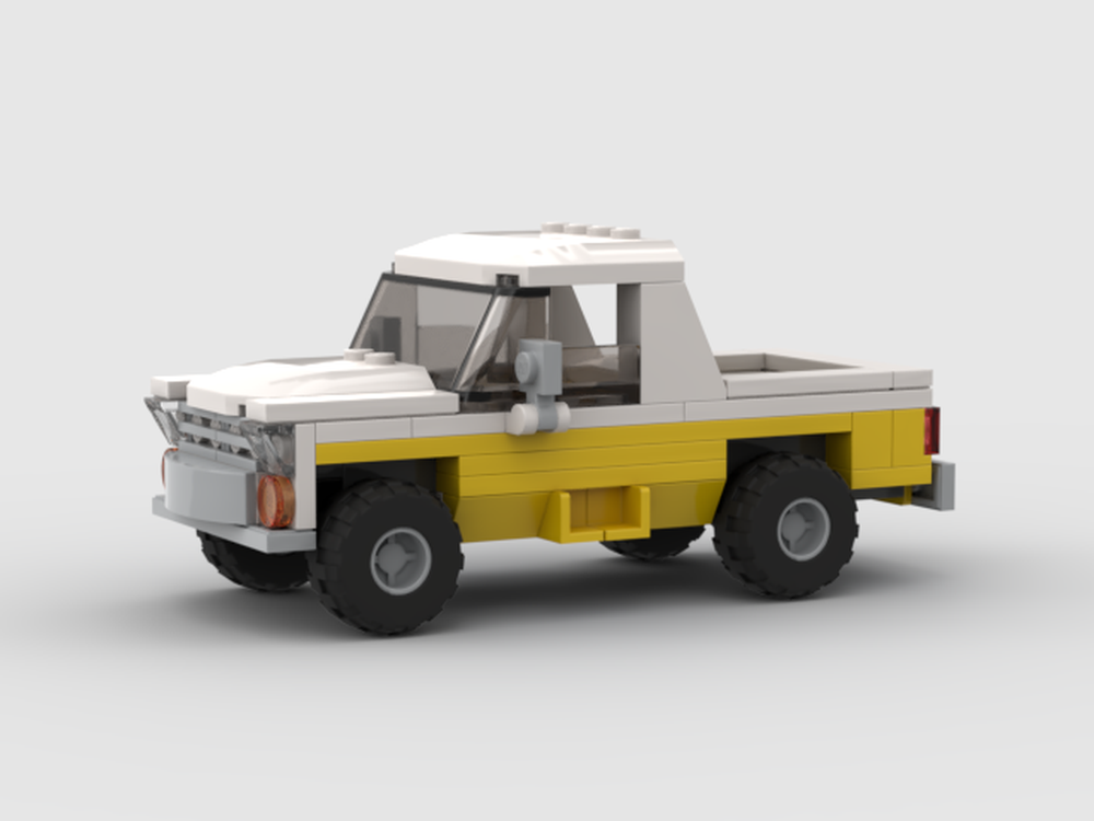 Lego Moc Pickup By Brickaa Rebrickable Build With Lego