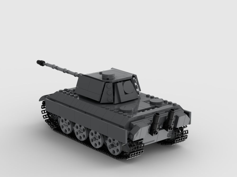 LEGO MOC custom Panther tank --Panzerkampfwagen V ww2 German medium ...