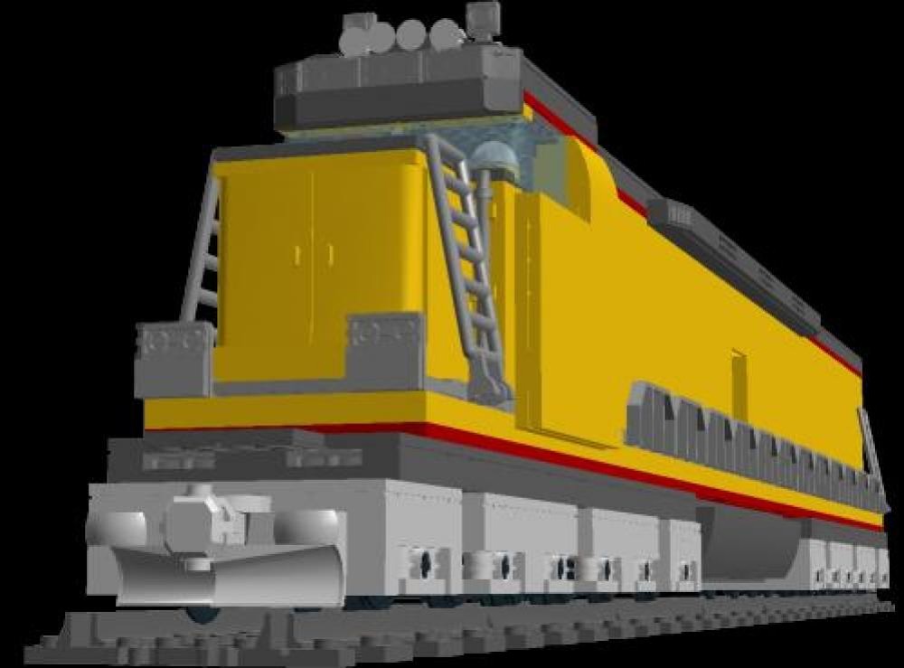 LEGO MOC Mega Locomotive by Imanol | Rebrickable - Build with LEGO