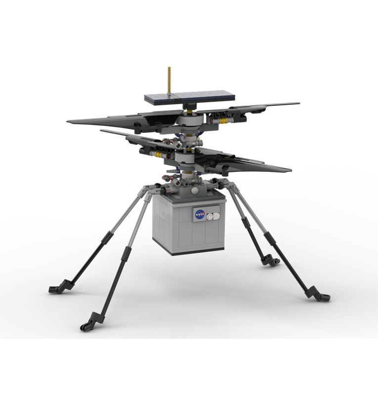 LEGO MOC NASA-Ingenuity Mars helicopter. Scale 1:5 by PedroJ ...