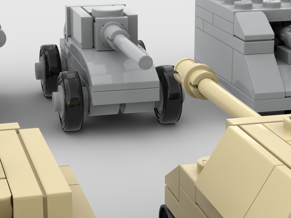 LEGO MOC Mighty Micro Tanks by BrickAddiction | Rebrickable - Build ...