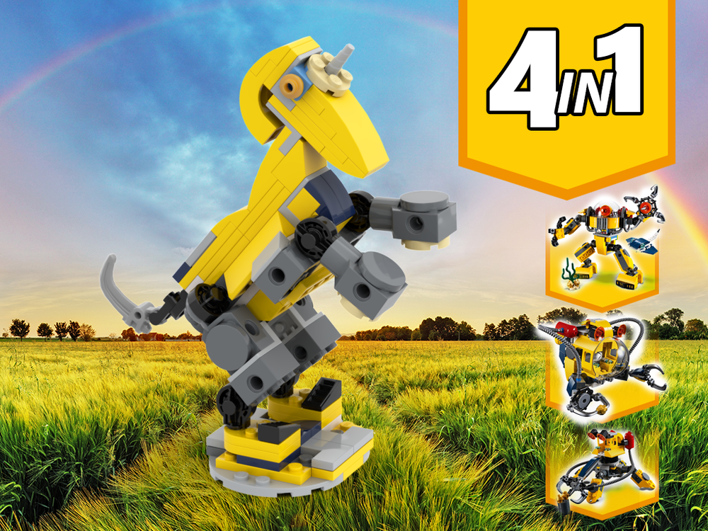 Lego Moc 31090 Unicorn Alternative Build By Buildmaster Rebrickable Build With Lego