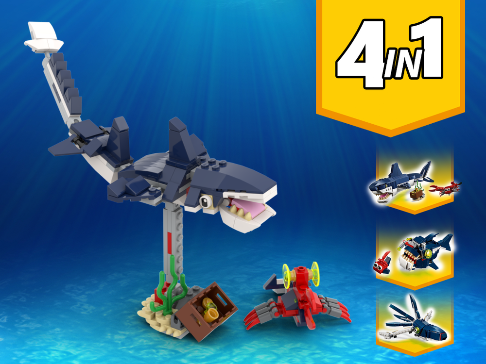 LEGO MOC 31088 Sea Monster Alternative Build by BuildMaster ...
