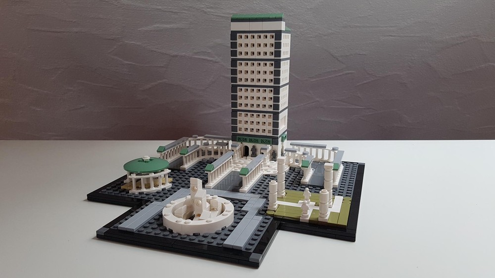 LEGO MOC Park Hotel by DrPhil | Rebrickable - Build with LEGO
