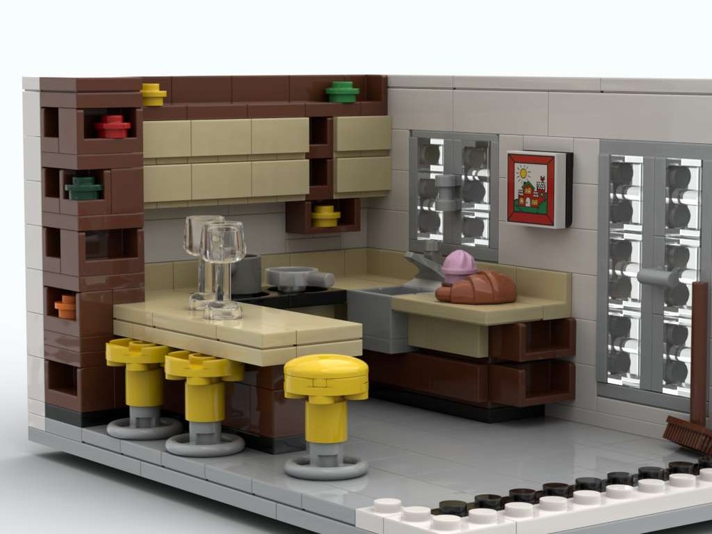 LEGO MOC My kitchen by Tavernellos | Rebrickable - Build with LEGO