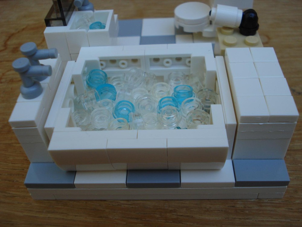 LEGO MOC Bathroom for Modular House by Nicole1 | Rebrickable - Build ...