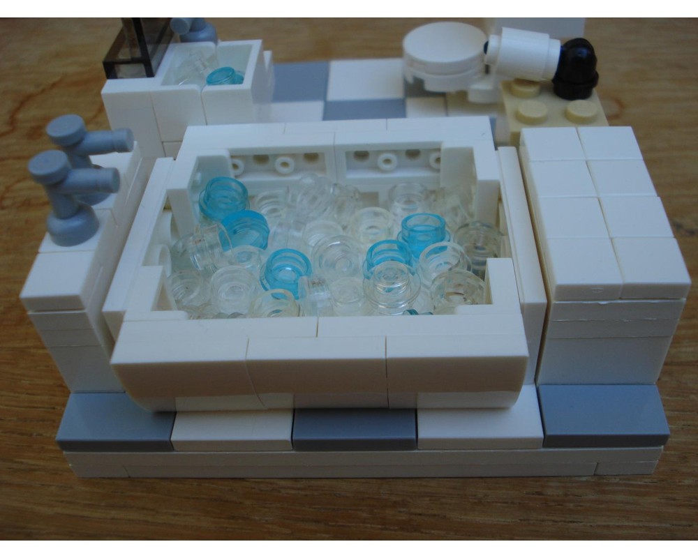 LEGO MOC Bathroom for Modular House by Nicole1 | Rebrickable - Build ...