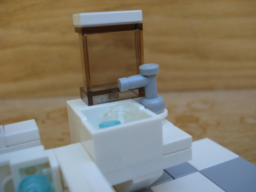 LEGO MOC Bathroom for Modular House by Nicole1 | Rebrickable - Build ...