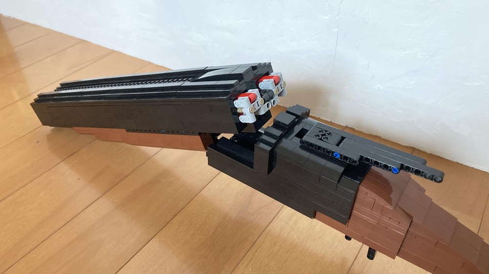 LEGO MOC Double barrel shotgun brick shooting and shell ejecting by ...