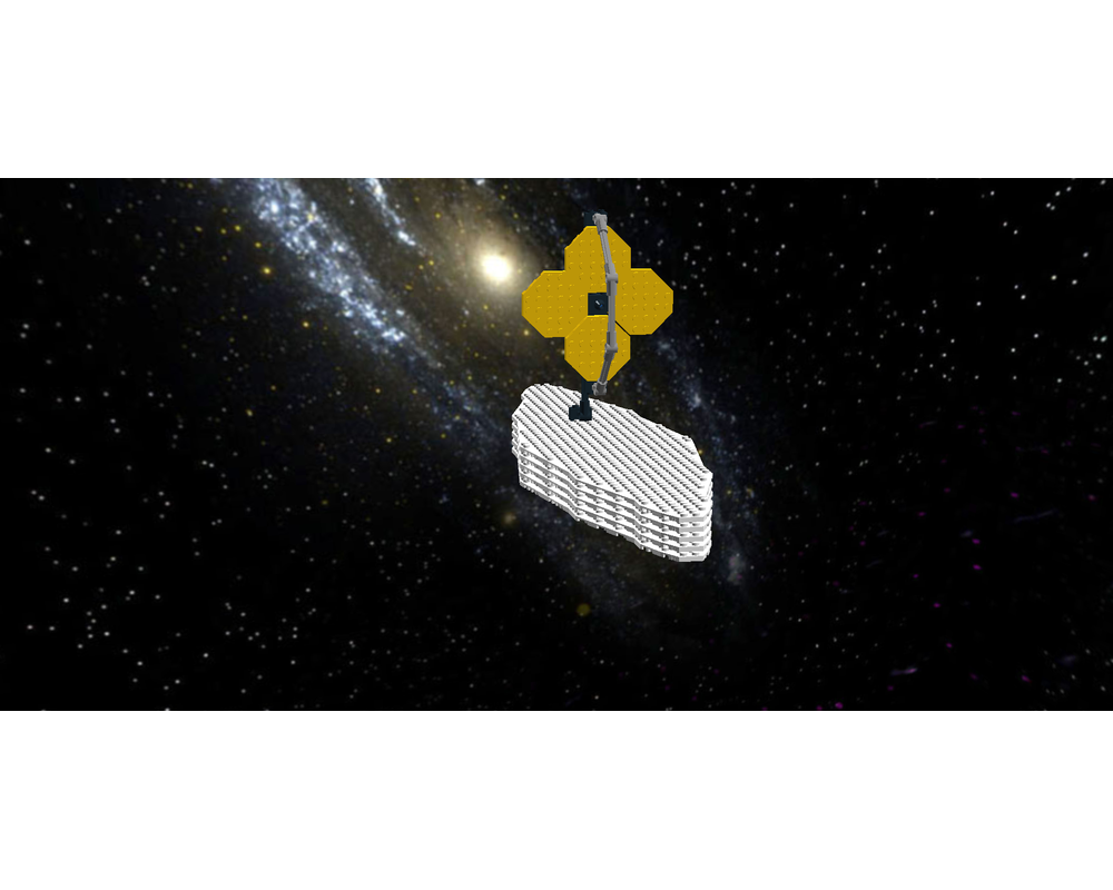 LEGO MOC James Webb space telescope by Worm65 | Rebrickable - Build ...