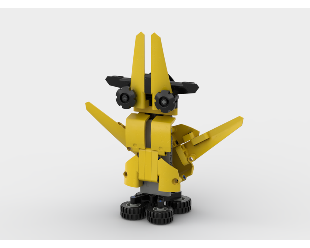 LEGO MOC Yellow flying monster by velandy12 | Rebrickable - Build with LEGO