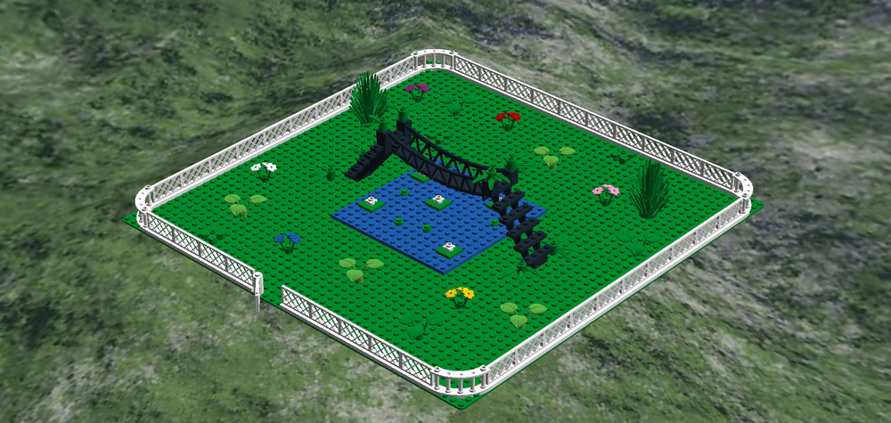 LEGO MOC Peaceful Garden by lewis695 | Rebrickable - Build with LEGO