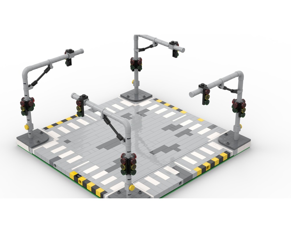 LEGO MOC Modular brickbuild intersection / Modular gebaute Kreuzung by ...