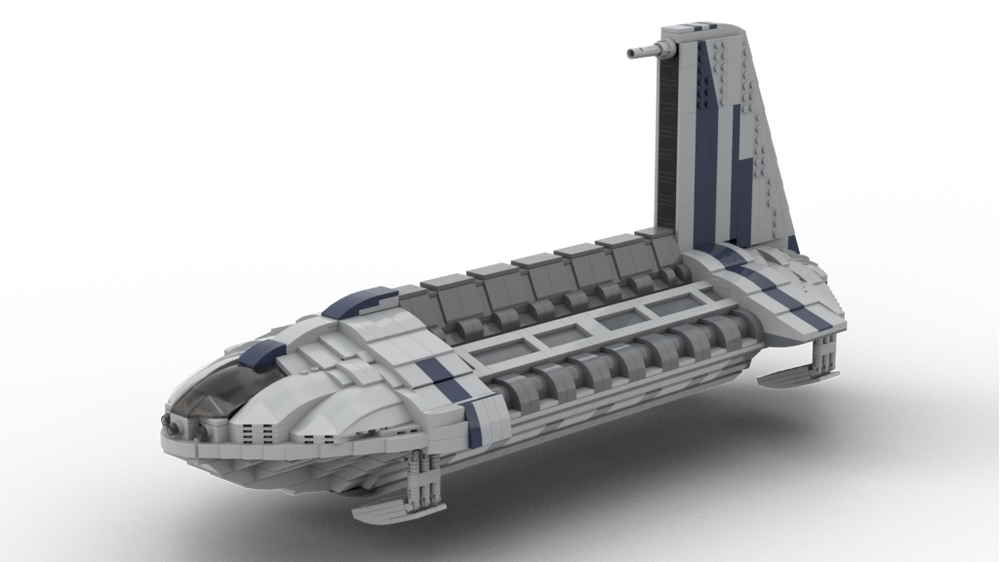 LEGO MOC Separatist Sheathipede-class Type B Shuttle by RendiliBricks ...