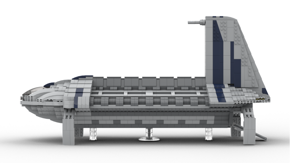 LEGO MOC Separatist Sheathipede-class Type B Shuttle by RendiliBricks ...