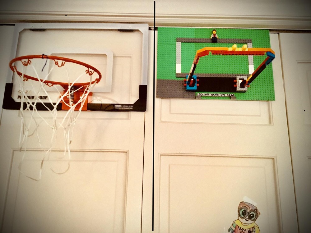 LEGO MOC Basketball goal by LEGOSassMaster | Rebrickable - Build with LEGO