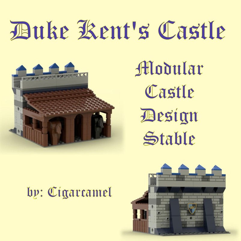 LEGO MOC Duke Kent's Castle - Stable by cigarcamel | Rebrickable ...