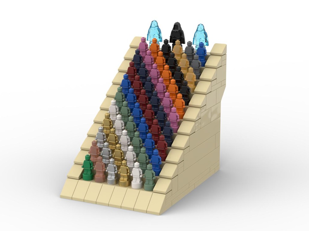 Lego Moc Statuette Display Stand By Tobymac Rebrickable Build With Lego